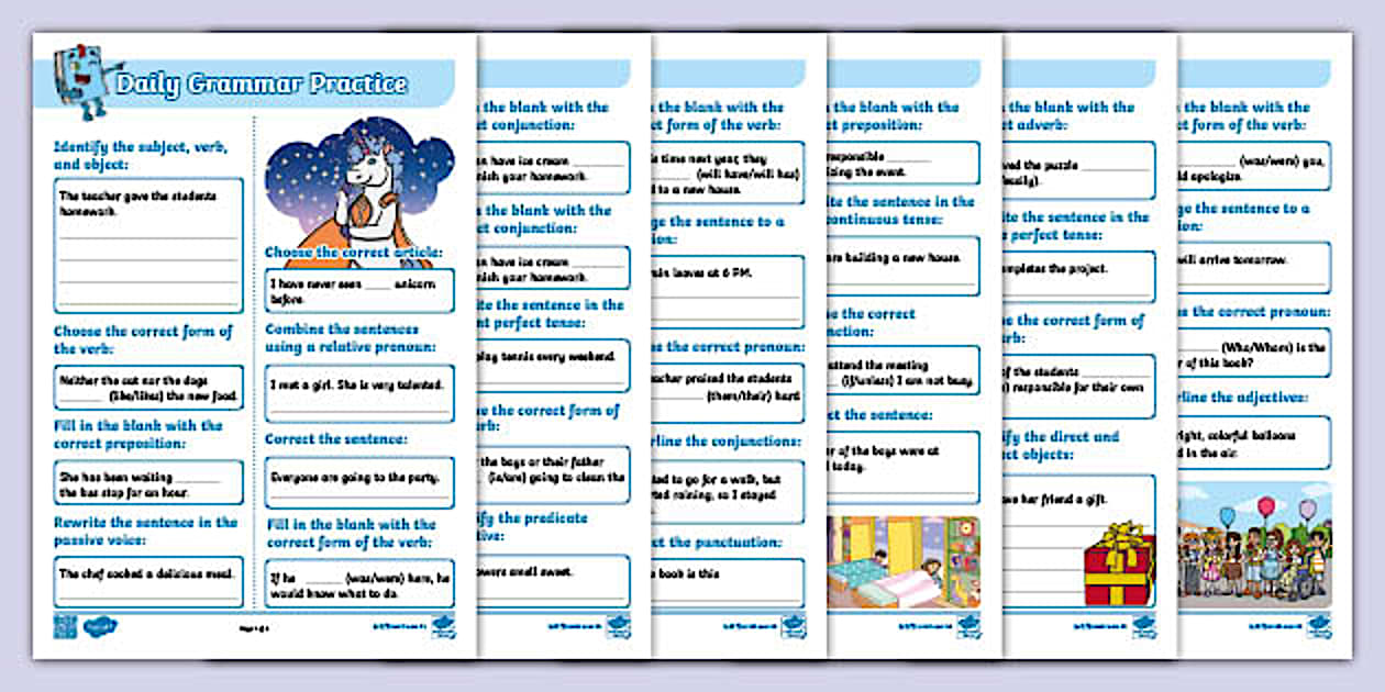 English Grammar Practice, Tenses Practice, English Grammar