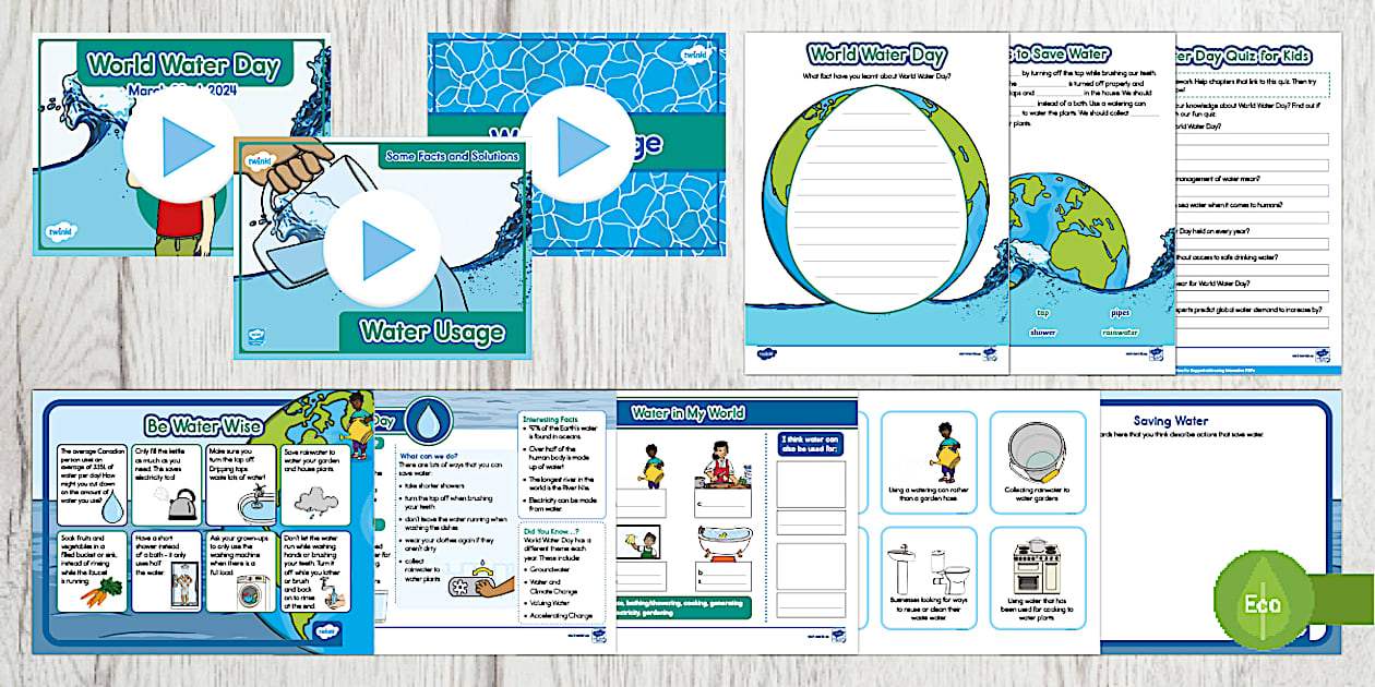 World Water Day Primary Activity Pack (teacher made)