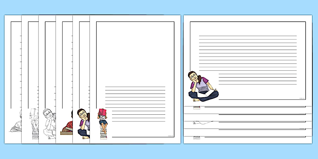 Editable International Literacy Day Page Border Pack