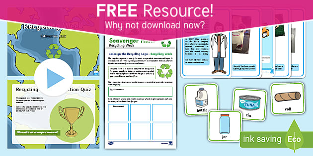 FREE! - Recycle Week Activity Pack (Teacher-Made)