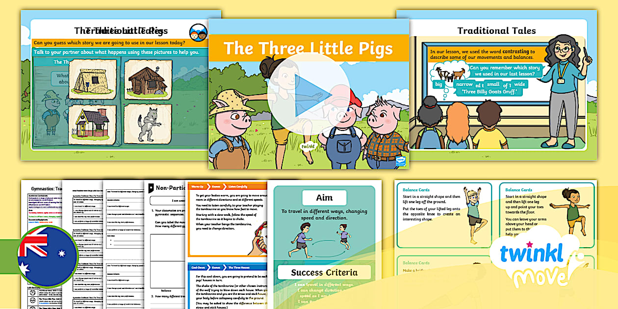 Y1 Gymnastics: Traditional Tales L2: The Three Little Pigs