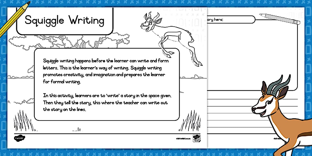 Squiggle Writing (Teacher-Made) - Twinkl