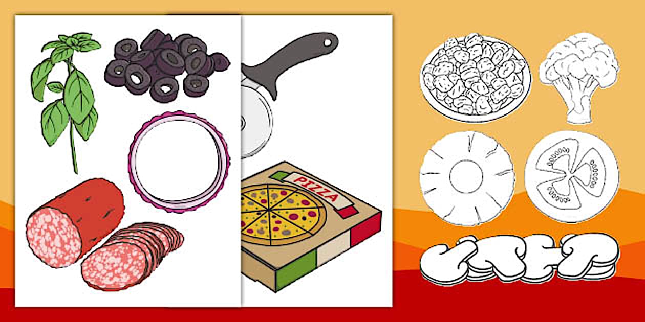 Pizza Shop Dramatic Play Cutouts - Twinkl