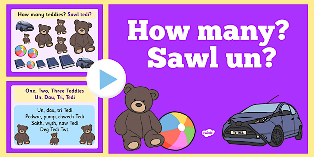 Counting in English and Welsh PowerPoint | Twinkl Resources