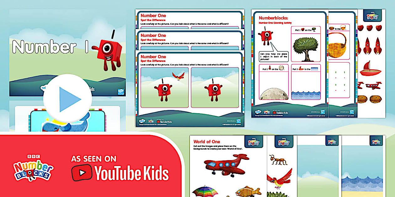 Numberblocks: Number One Resource Pack - Maths Resources