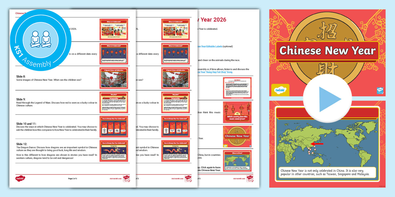 KS1 Chinese New Year Assembly Pack