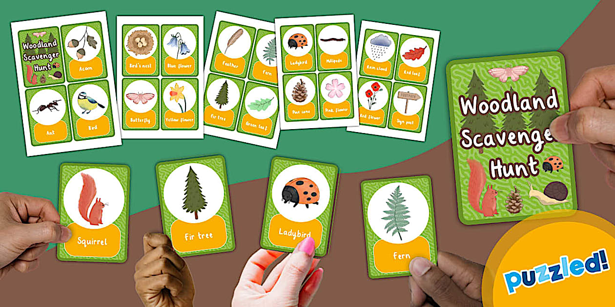 Woodland Scavenger Hunt | Twinkl Puzzled (Teacher-Made)
