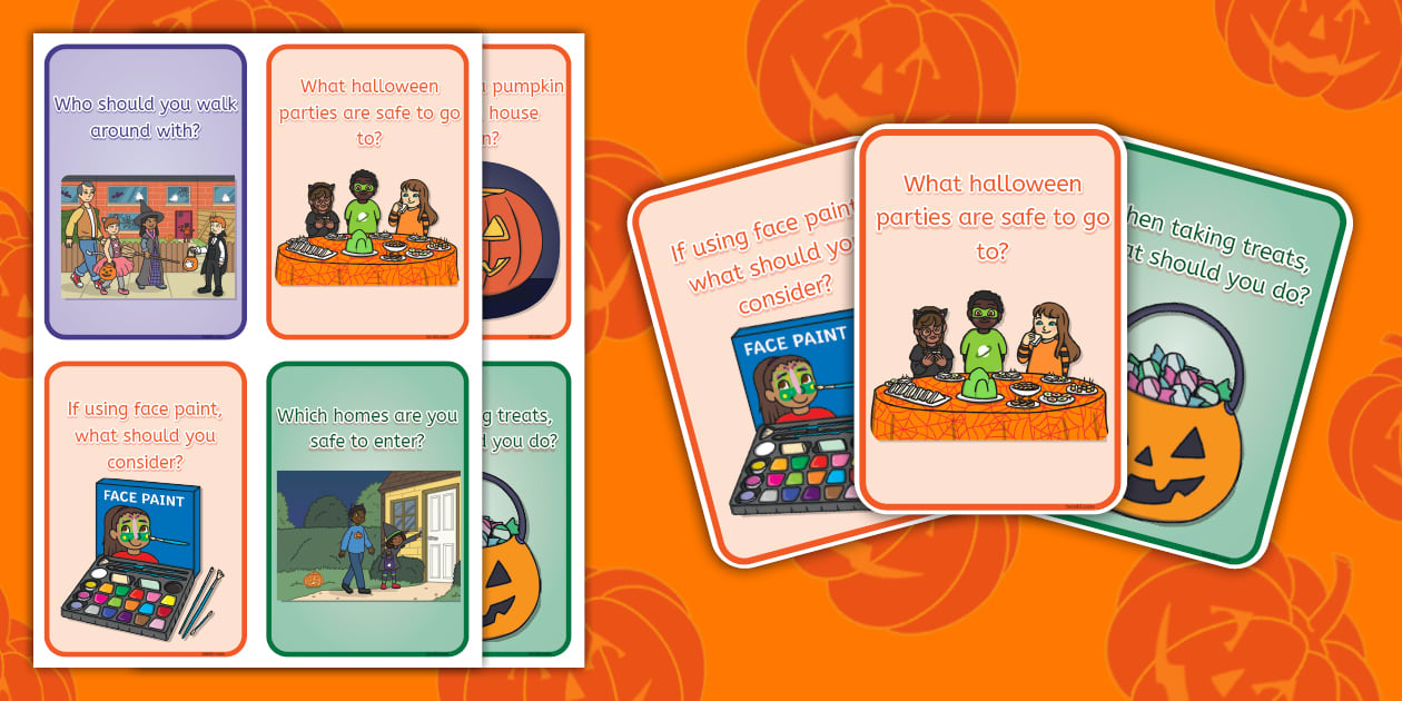 Halloween Circle Time Discussion Cards (teacher made)