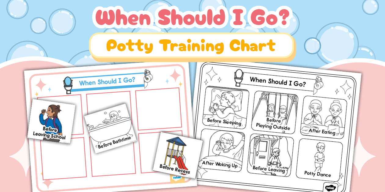When Should I Go? Potty Training Chart - Twinkl