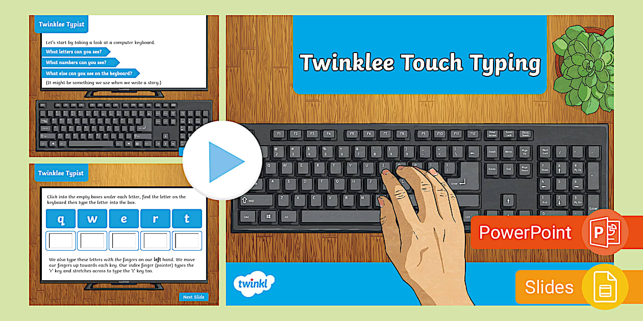 Touch-Typing Game | Interactive PowerPoint | Twinkl - Twinkl