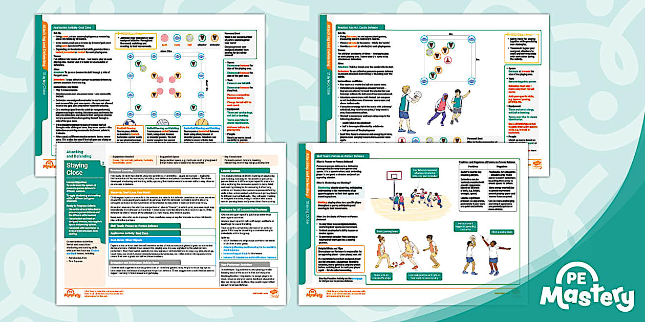 Year 5 Attacking and Defending Lesson 2 - Staying Close