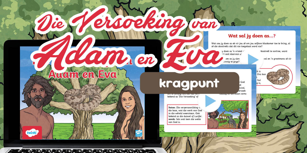 Die Versoeking van Adam en Eva - Powerpoint