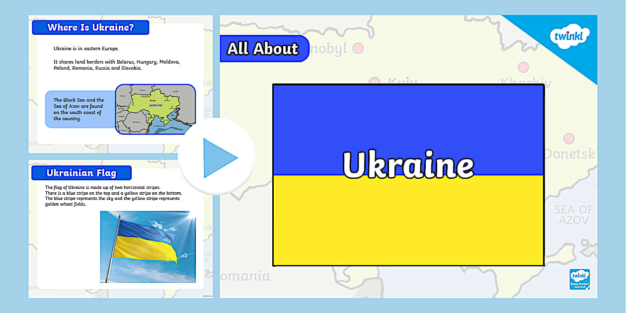 KS1 All About Ukraine PowerPoint (teacher made) - Twinkl