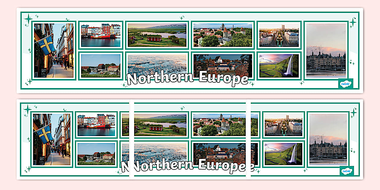 Northern Europe Photo Display Banner (teacher made) - Twinkl