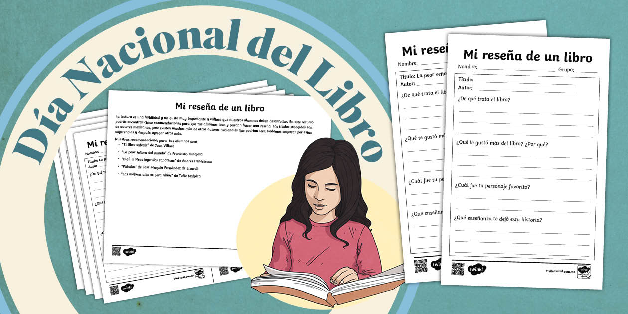 Hoja de actividad: Mi reseña de un libro