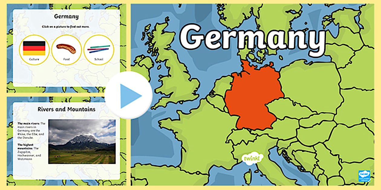 Editable Germany Informational PowerPoint for 3rd-5th Grade