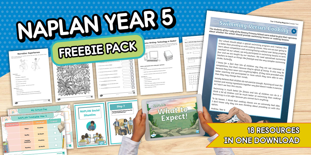NAPLAN Practice Tests - Year 5 Online | Twinkl