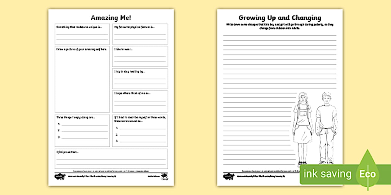 PSHE: UKS2 Growing Up - Home Learning Tasks (teacher made)
