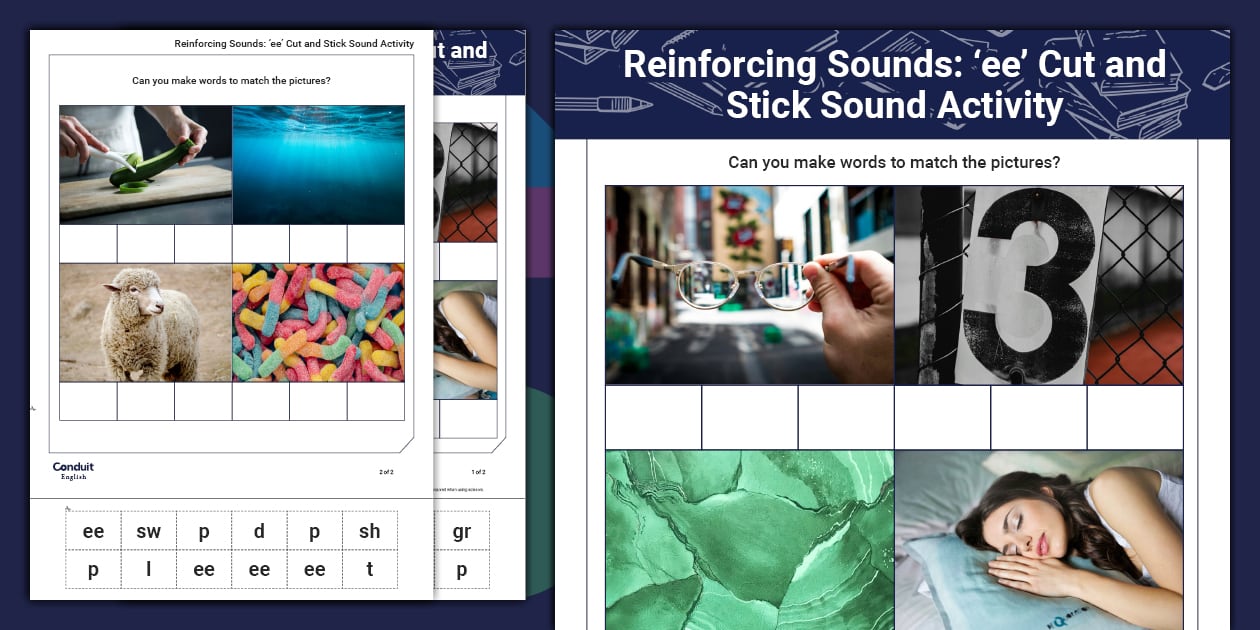 Reinforcing Sounds: 'ee' Sound Activity (teacher made)