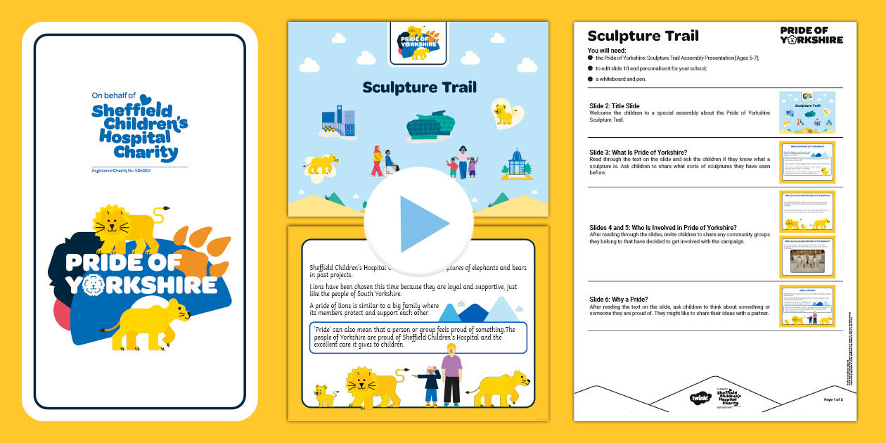 Pride of Yorkshire: Sculpture Trail Assembly Pack [Ages 5-7]