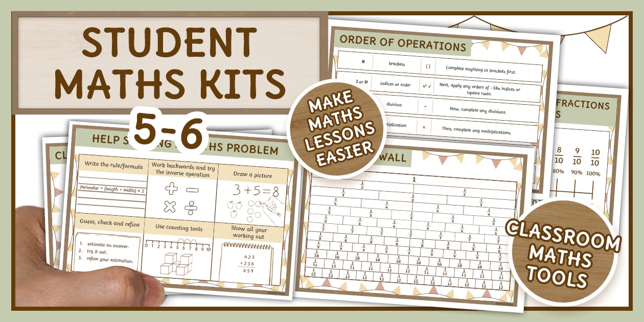 Student Maths Kits 5-6