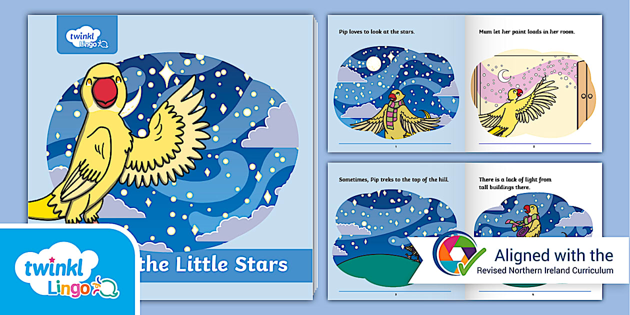 Pip and the Little Stars Phase 2 'l' Sound Story - Twinkl