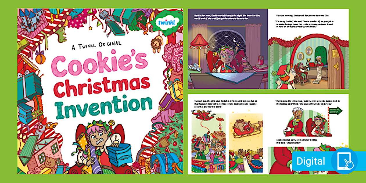 Cookie's Christmas Invention eBook (Teacher-Made) - Twinkl