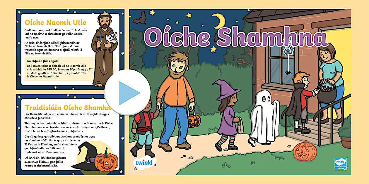 Oíche Shamhna - Tionól PowerPoint (Teacher-Made) - Twinkl