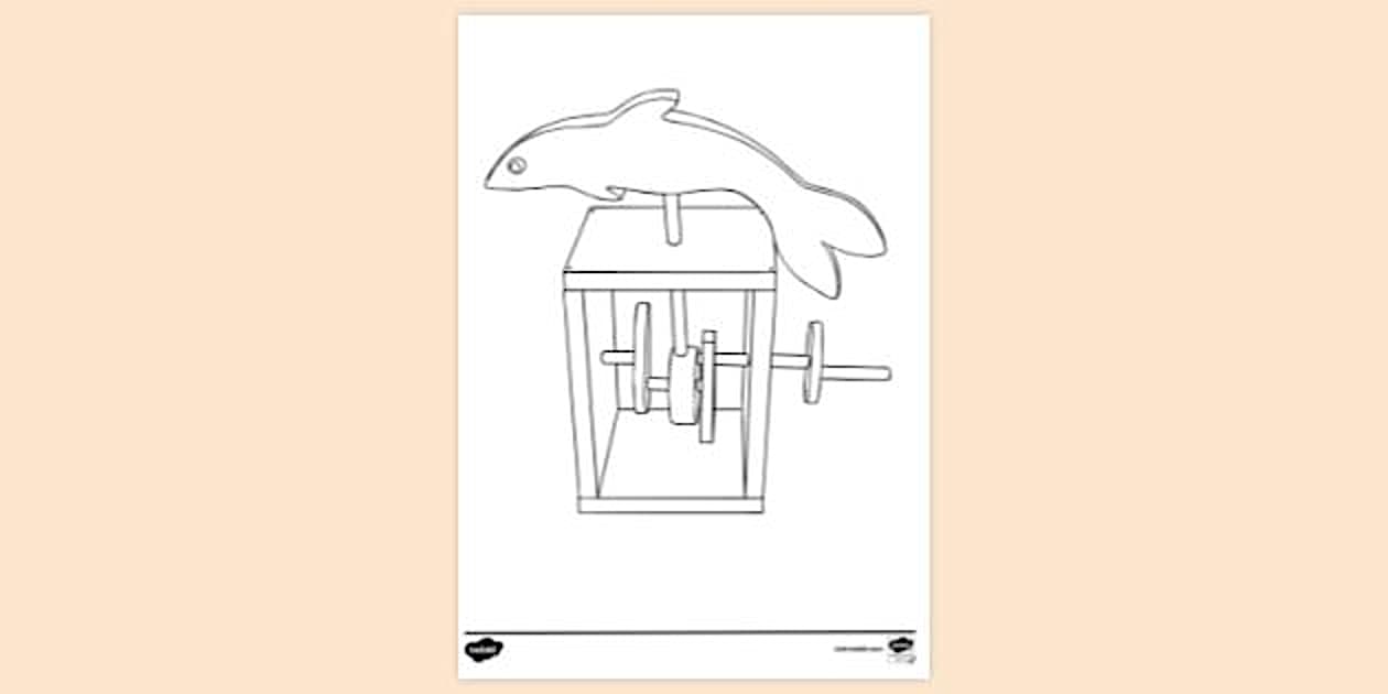 Automata Animal Colouring | Colouring Sheet - Twinkl