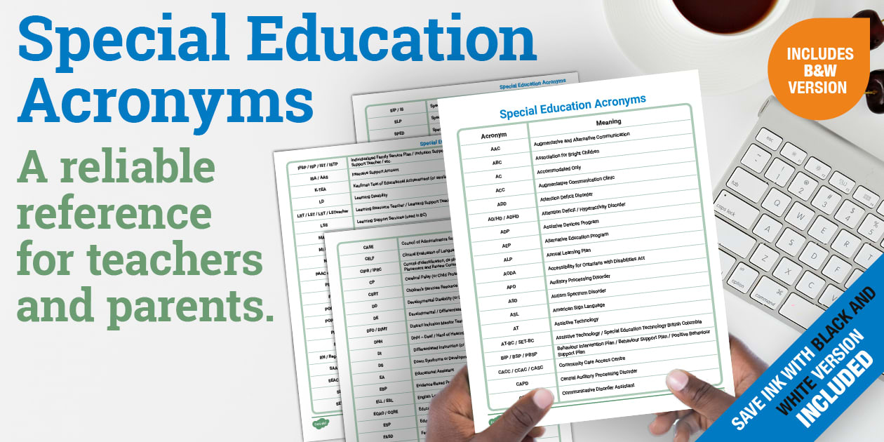 Special Education Acronyms Guide