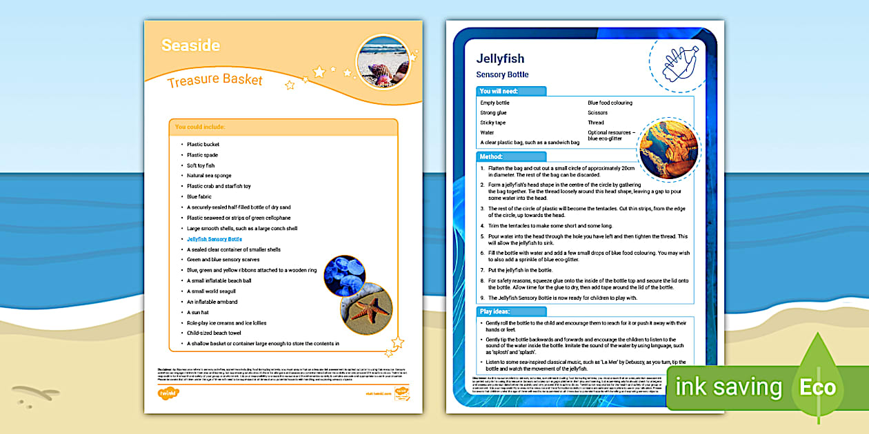 Seaside Treasure Basket | Twinkl (teacher made) - Twinkl