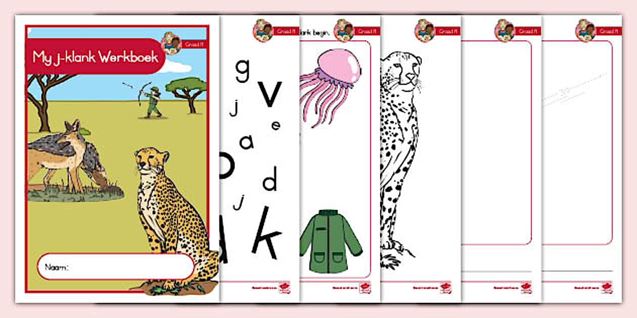 Graad R Klanke Werkboek j (teacher made) - Twinkl