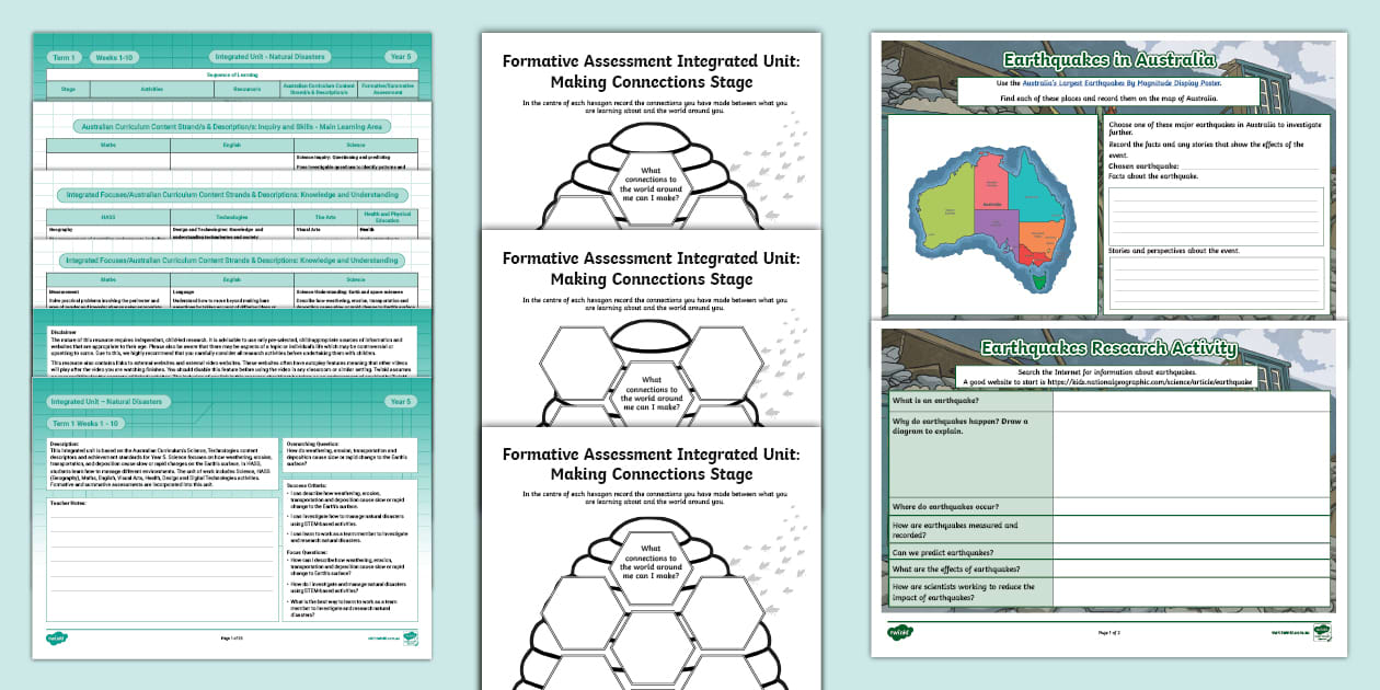 STEM IU Yr 5 Natural Disasters Wk 7-8 (teacher made)