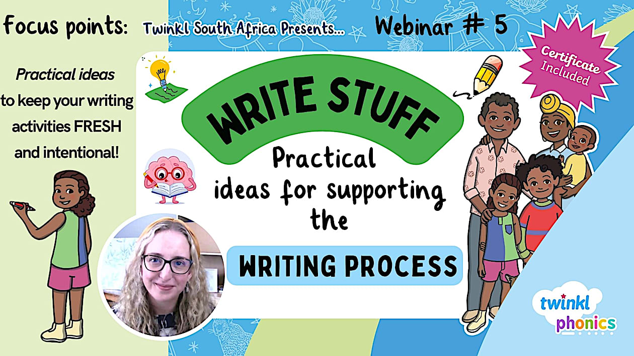 Training Webinar: Write Stuff: Practical Ideas for Supporting the Writing