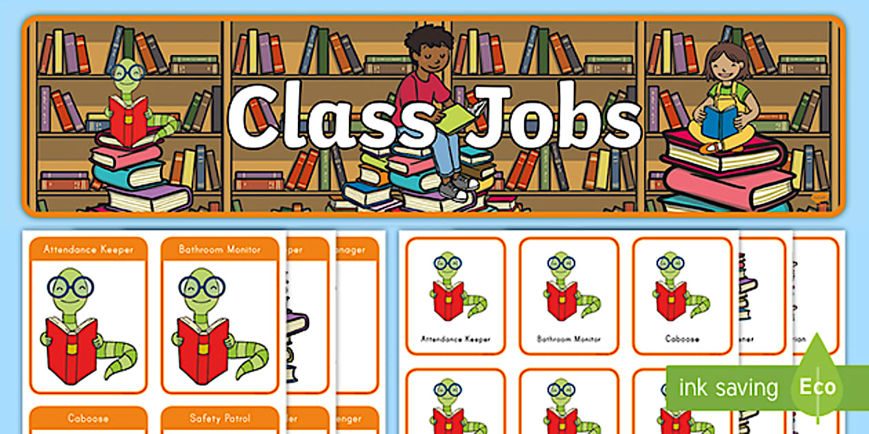 Editable Books Classroom Jobs Pack (teacher made) - Twinkl