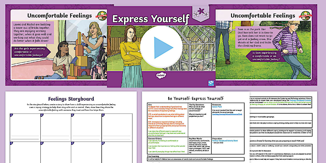 PSHE: LKS2 Be Yourself - Lesson Pack 3 (teacher made)