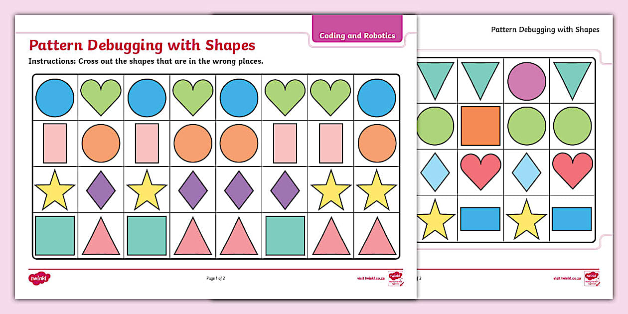 Debugging Activity For Kids | Grade R (teacher made) Debugging Activity For Kids | Grade R (teacher made)