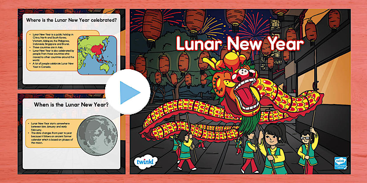 Lunar New Year Presentation Template – Learning Tool