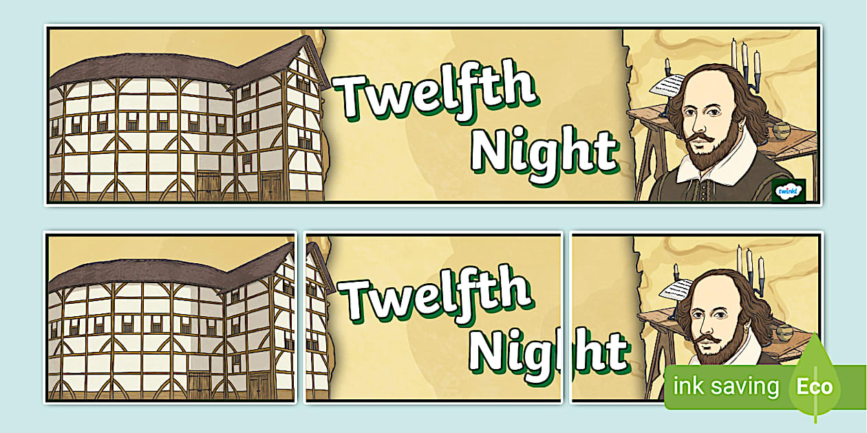 Twelfth Night Display Banner (Teacher-Made) - Twinkl
