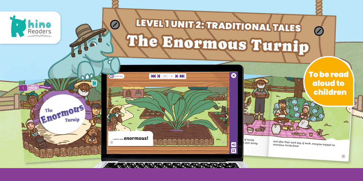 Level 1 Unit 2 Decodable Readers: The Enormous Turnip
