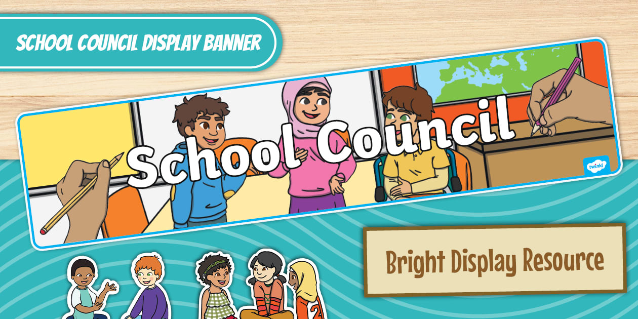 Pupil Voice School Council Display Banner