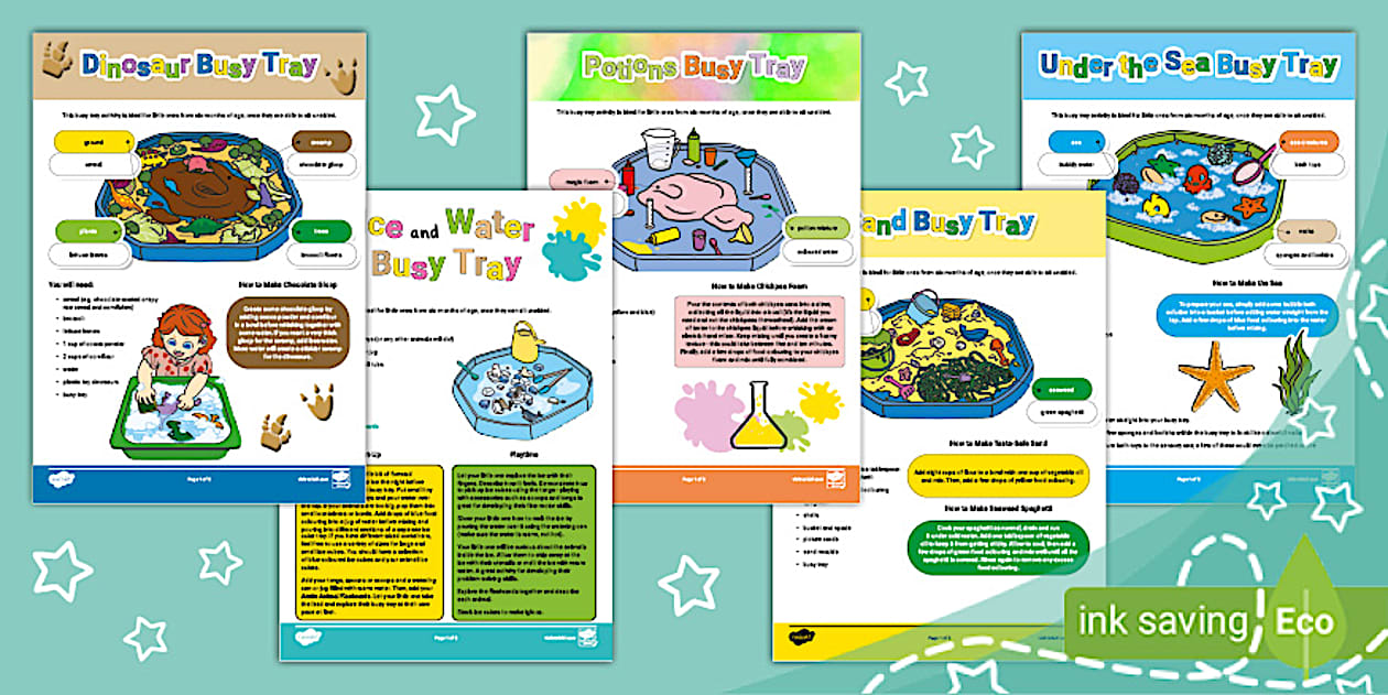 Busy Tray Bumper Pack — Mixed (Teacher-Made) - Twinkl
