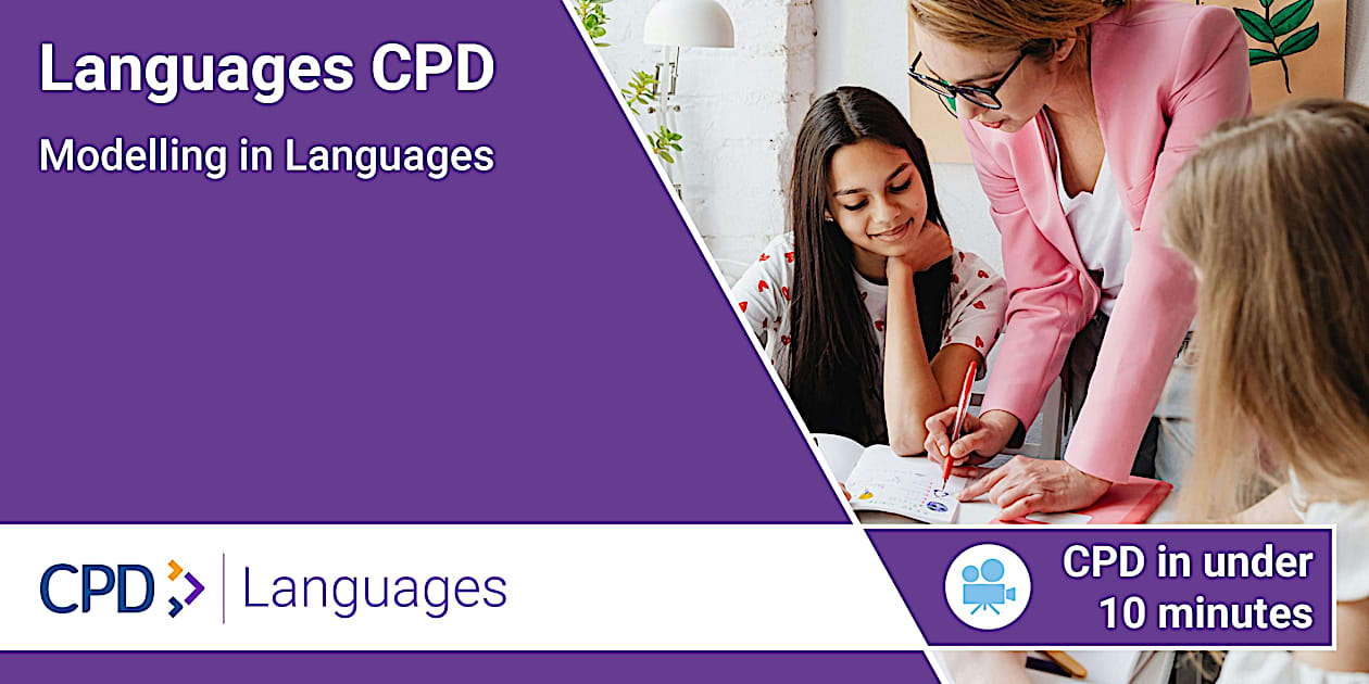 👉 Languages CPD Video: Modelling in Languages - Twinkl