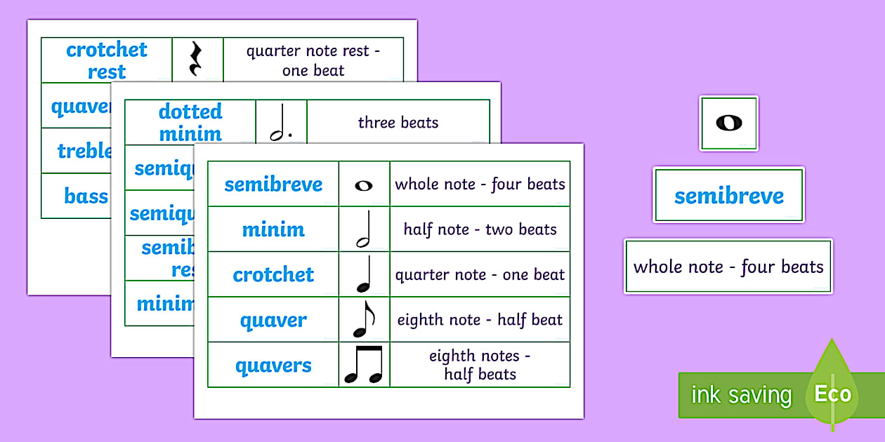 👉 Music Notes Matching Cards | Twinkl - Twinkl