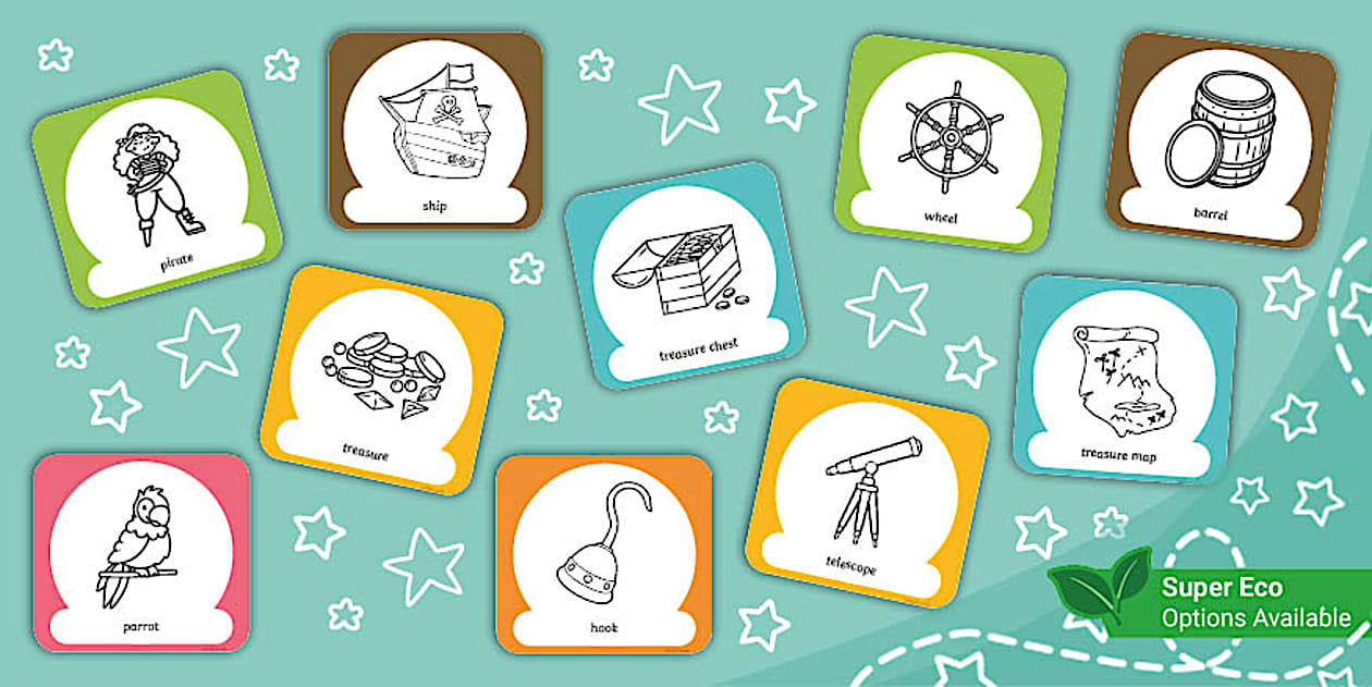 My First Pirates Flashcards | Early years (teacher made)