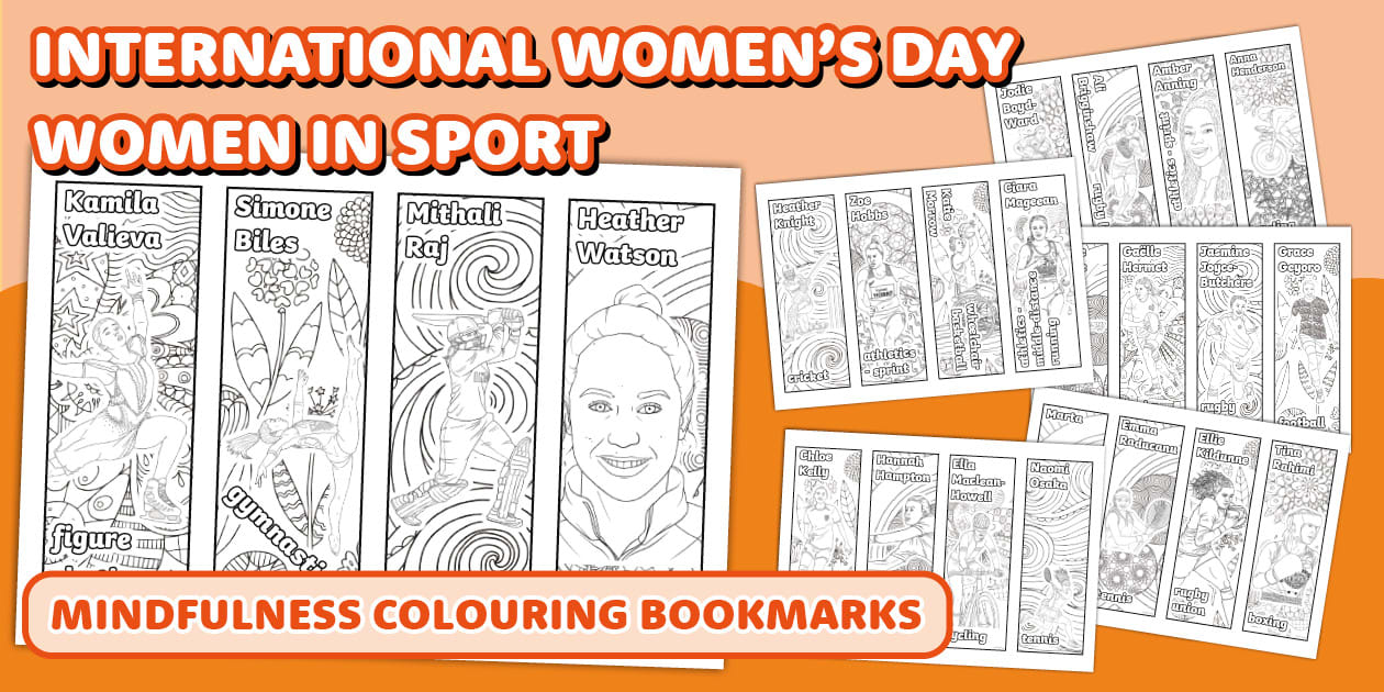 International Women's Day Women in Sport Bookmarks - Twinkl