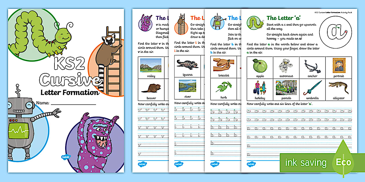 KS2 Cursive Letter Formation | Cursive Handwriting Booklet