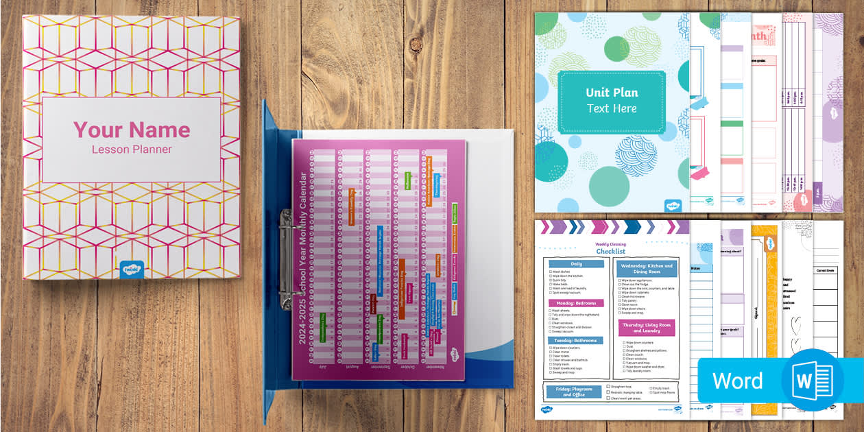 Homeschool Organizer Planner | Resource | Twinkl USA