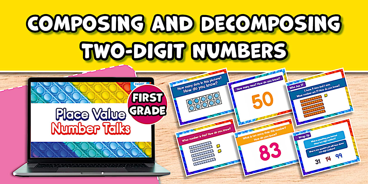 First Grade Number Talks PowerPoint & Google Slides