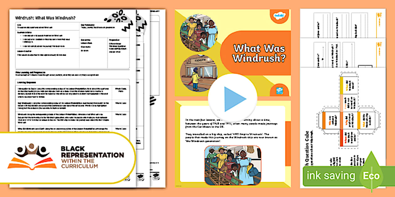 Black British History - Windrush - Lesson 1 (teacher made)
